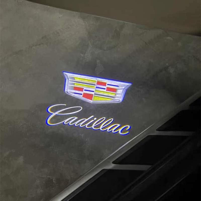 LED Cadillac Door Lights Logo Projector | Anoauto