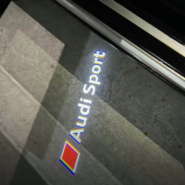 LED Audi Door Lights Logo Ring Interior Projector| Anoauto