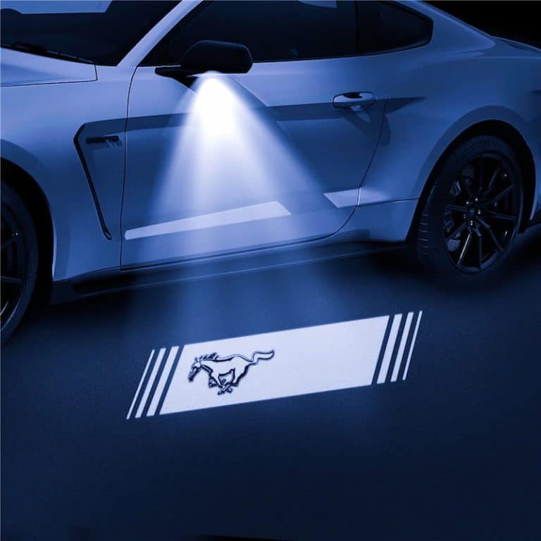 Ford Mustang Puddle Lights Under Side Mirror | Anoauto
