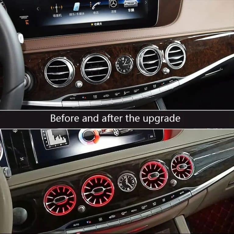 Mercedes S Class W222 LED Air Vent | Anoauto